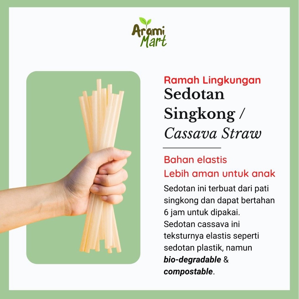 Jual SEDOTAN SINGKONG ECO FRIENDLY ORGANIC CASSAVA STRAW ORGANIK | Go ...