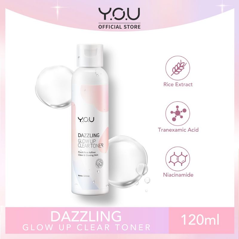 Jual INP||YOU DAZZLING GLOW UP CLEAR TONER 120ml | Shopee Indonesia