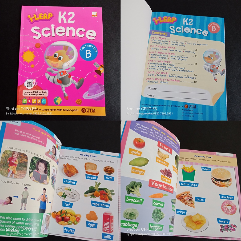 Jual BUKU I-LEAP SCIENCE (NURSERY/K1/K2) (COURSEBOOK & ACTIVITY BOOK ...