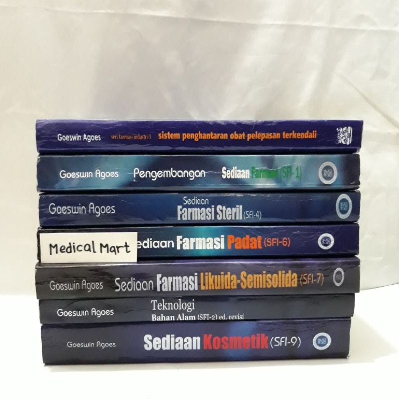 Jual 7 buku (SFI) Serial Farmasi Industri : Sediaan Kosmetik, Teknologi Bahan Alam, Sediaan ...