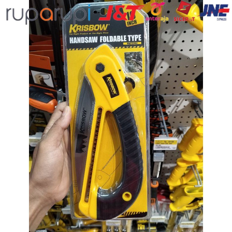 Jual Krisbow Handsaw 16inc Foldable / Gergaji Tangan Lipat | Shopee ...
