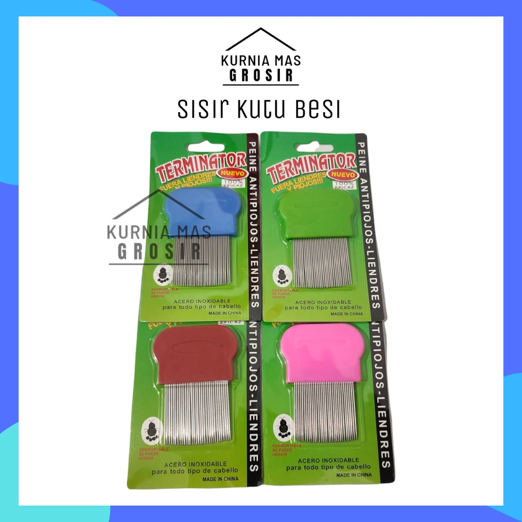 Jual Sisir Kutu Besi Seret Kutu Logam Murah | Shopee Indonesia