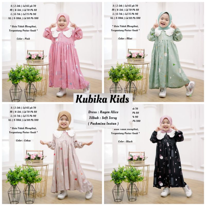 Jual KUBIKA KIDS SET ORIGINAL BY ALIFA (100% ORI BERLABEL ALIFA ...