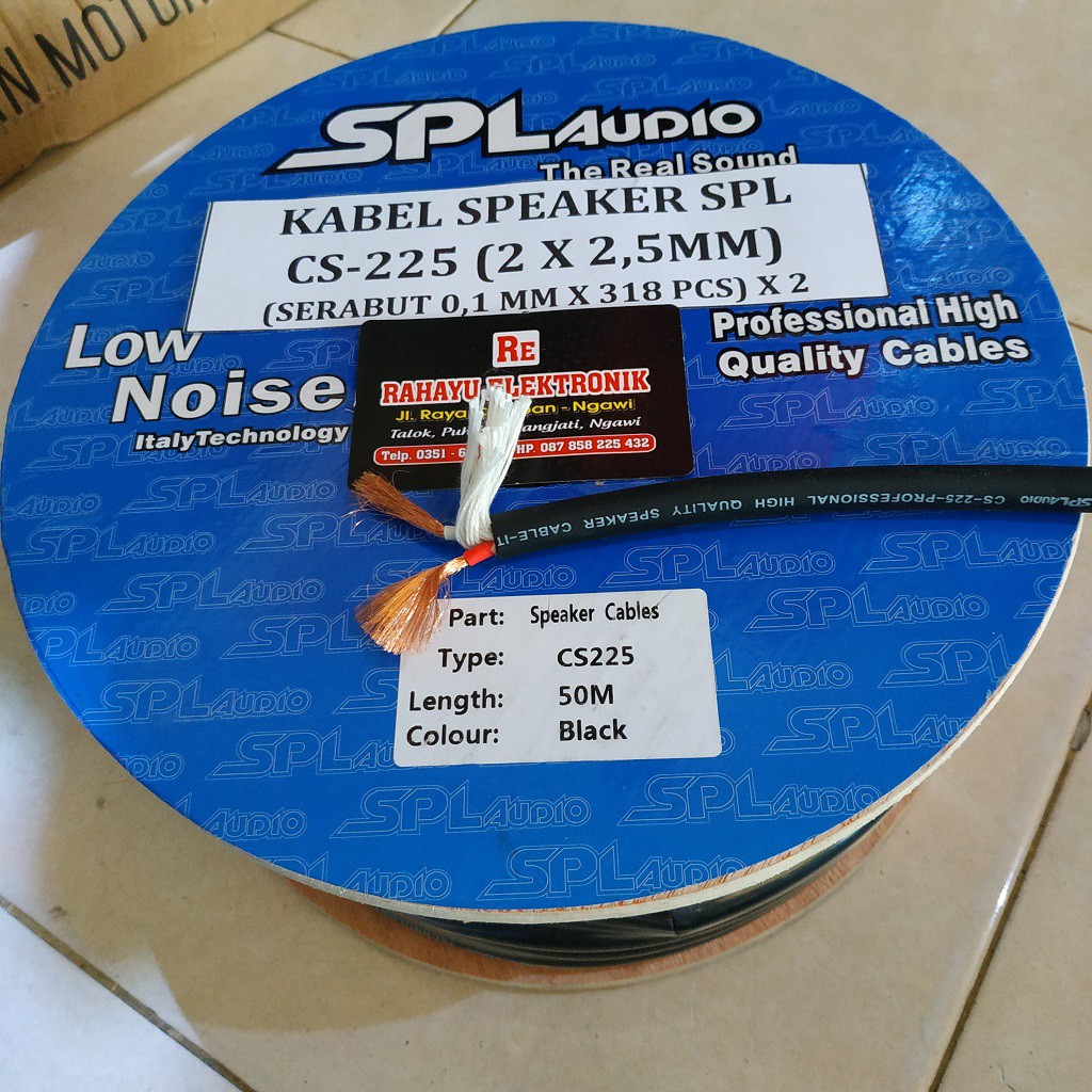 Jual KABEL SPL AUDIO CS-225 (2 X 2,5) 50M CS225 | Shopee Indonesia