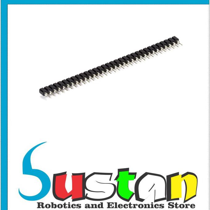 Jual 1X40 Pin 40 Pin 40P 2.54Mm 2.54 Round Female Header Bulat High Quality Bust4N7 Segera ...
