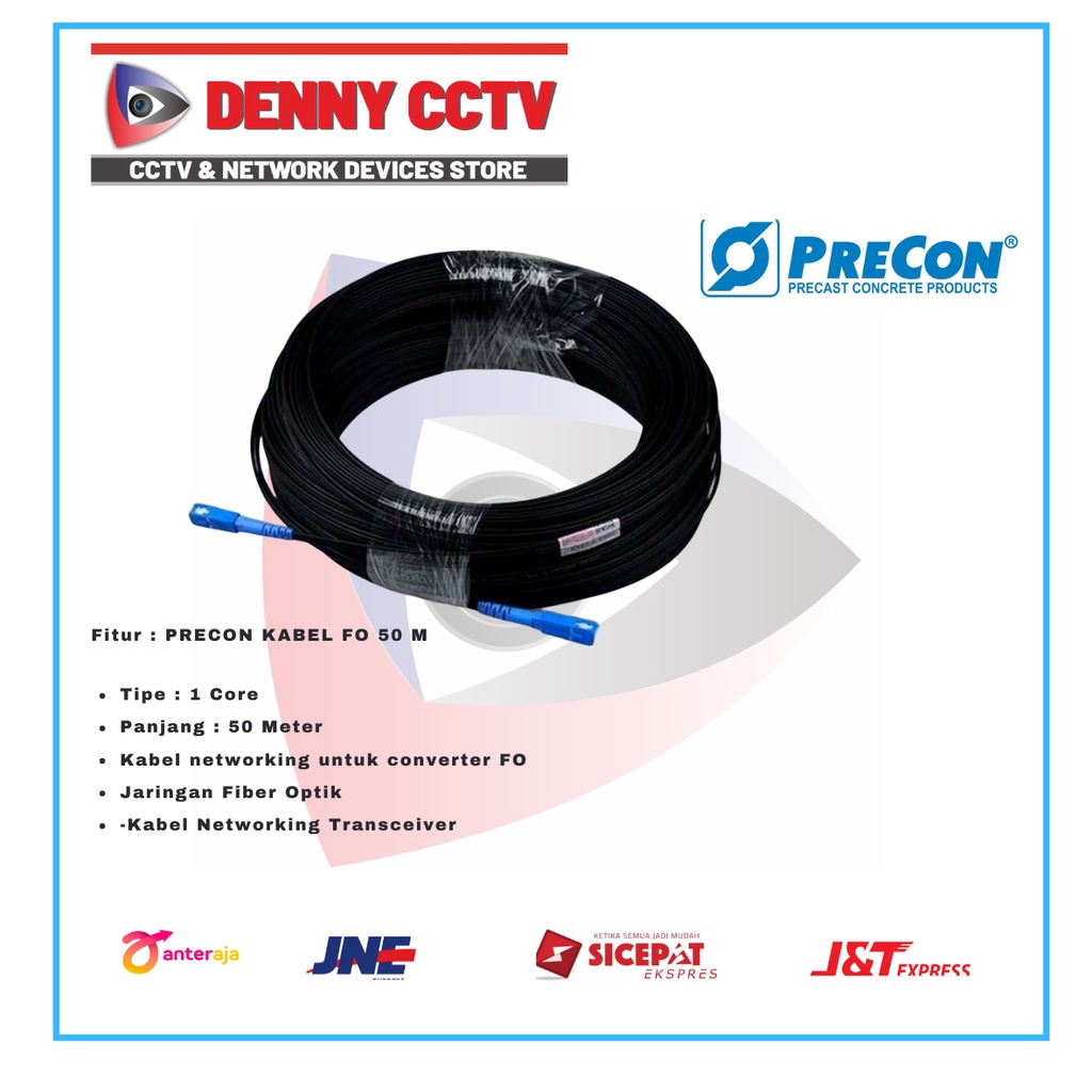 Jual kabel fiber optik precon 50 meter 1 core | Shopee Indonesia