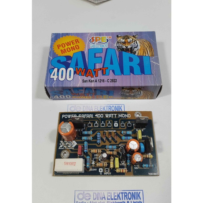 Jual KIT DRIVER POWER AMPLIFIER 400 WATT MONO - SAFARI | Shopee Indonesia
