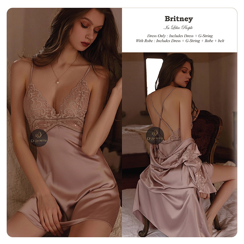Jual DeSecrettz BRITNEY Baju Tidur Wanita Dewasa Sexy Model Kimono Set, Lingerie Sexy, Baju ...