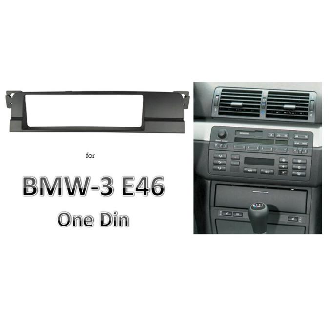 Jual Frame Audio BMW E46 Single din Panel E46 1din E46 1din BMW e46 1 ...