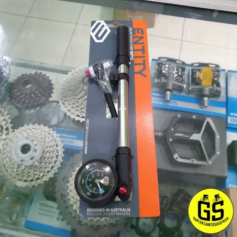 Jual Pompa Shock Suspensi Sepeda Entity SP15 300 Psi | Shopee Indonesia