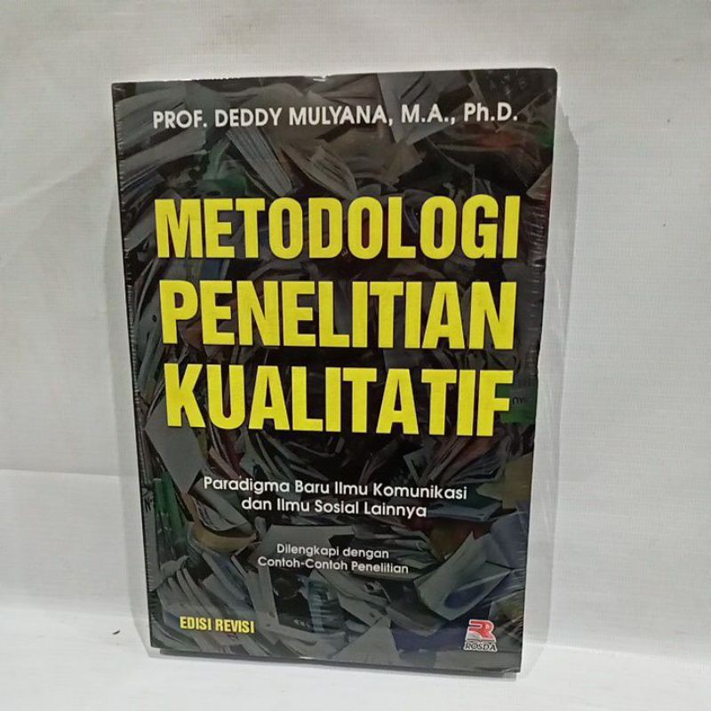 Jual buku original metodologi penelitian kualitatif paradigma baru ilmu ... Jual buku original metodologi penelitian kualitatif paradigma baru ilmu ...