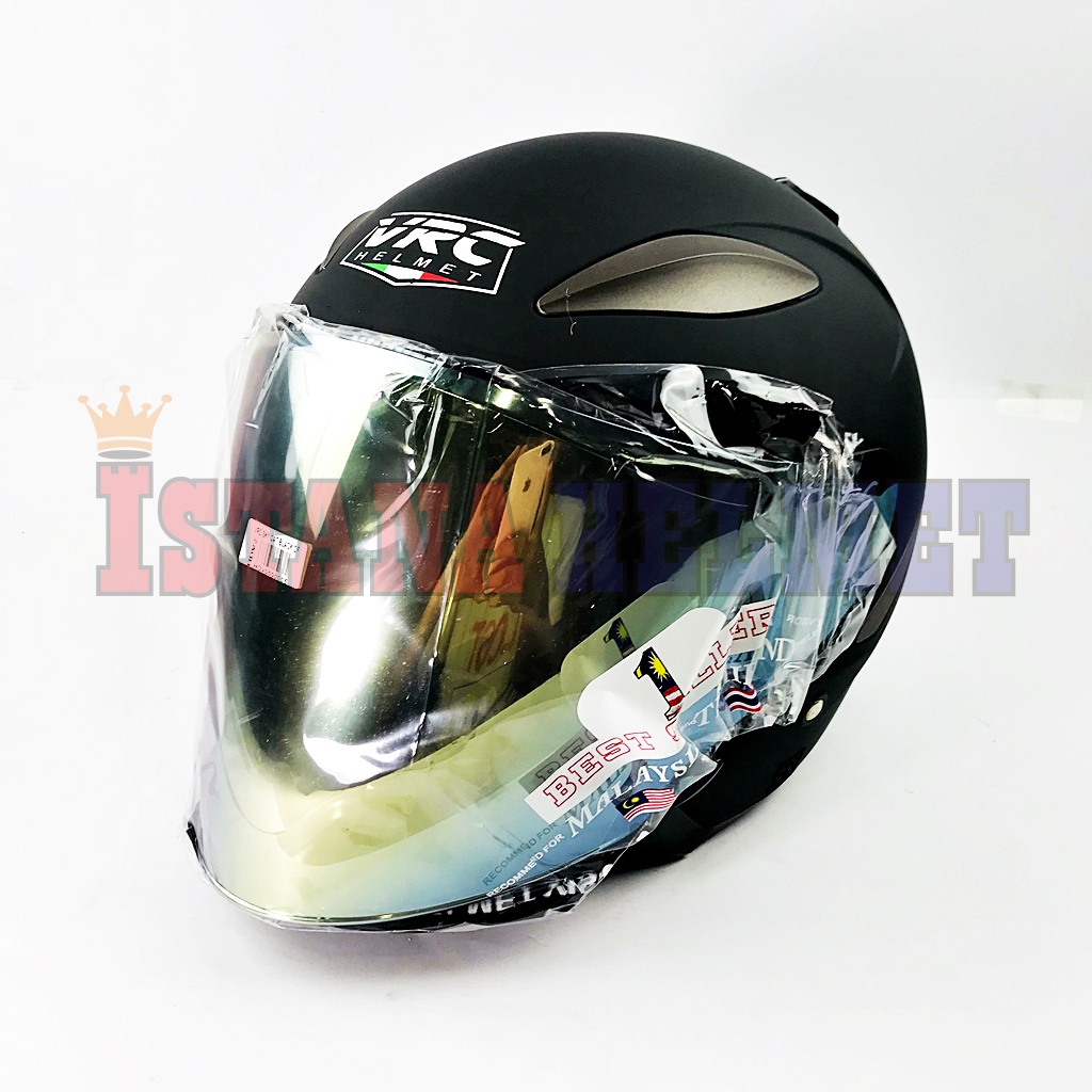 Jual HELM VRC SKY CAT BLACK DOFF ORIGINAL | Shopee Indonesia