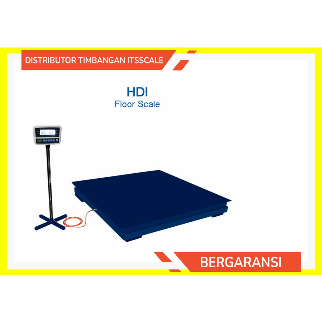Jual Timbangan Lantai / Floor Scale CAS HDI Double Frame Kap. All ...
