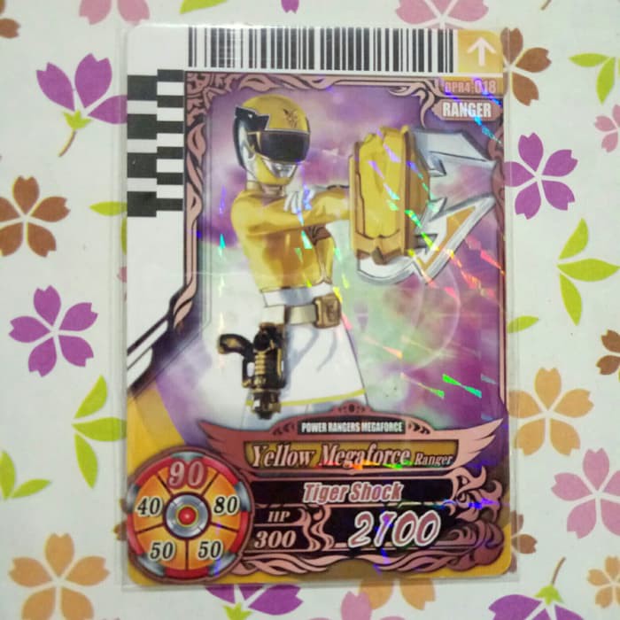 Jual power ranger card battle bronze ranger yellow megaforce v4 ...
