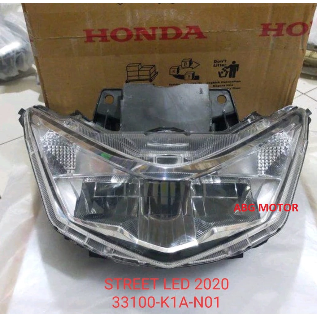Jual REFLEKTOR LAMPU DEPAN BEAT STREET LED 2020 BEAT DELUXE ORIGINAL 33100K1AN10 | Shopee Indonesia
