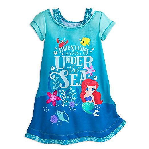 Jual baju anak DISNEY ARIEL NIGHT SHIRT FOR GIRLS original disney ...