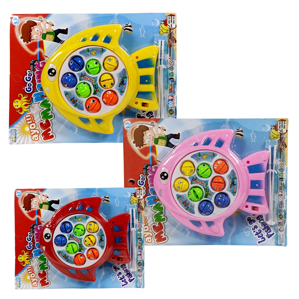 Jual MAINAN PANCING MC MU 03 / MAINAN MEMANCING IKAN ISI 8 / MAINAN ...