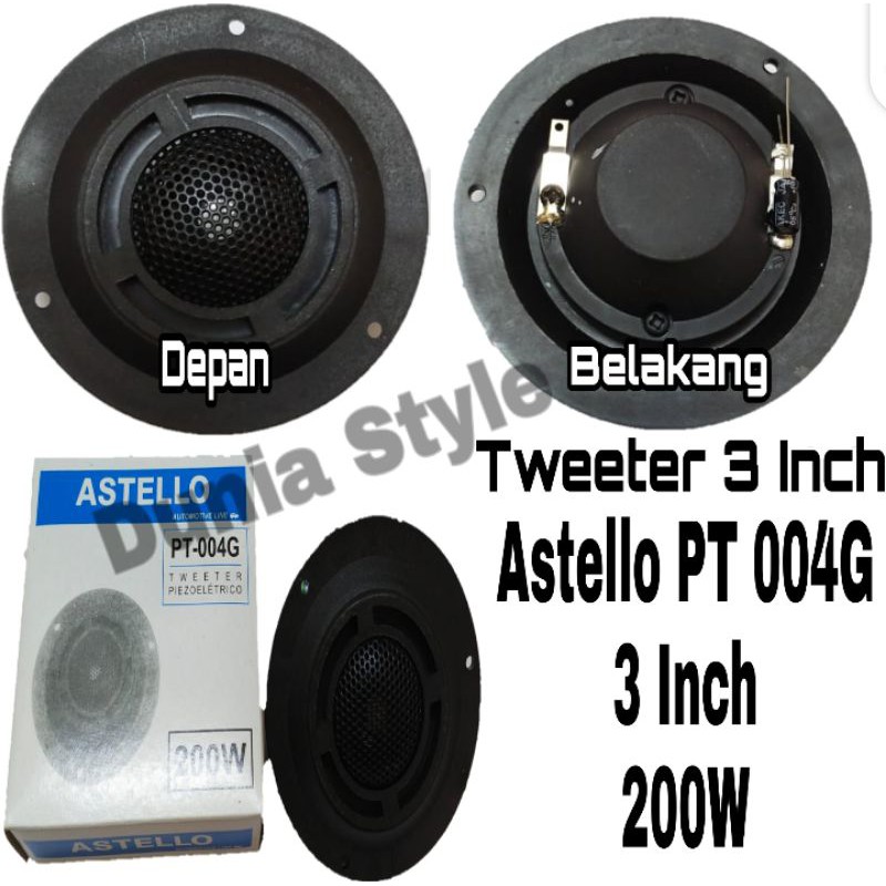 Jual Tweeter Astello 3 Inch | Shopee Indonesia