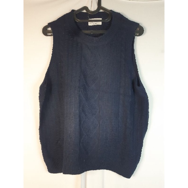 Jual rompi navy rajut polos (no noda mulus ) | Shopee Indonesia