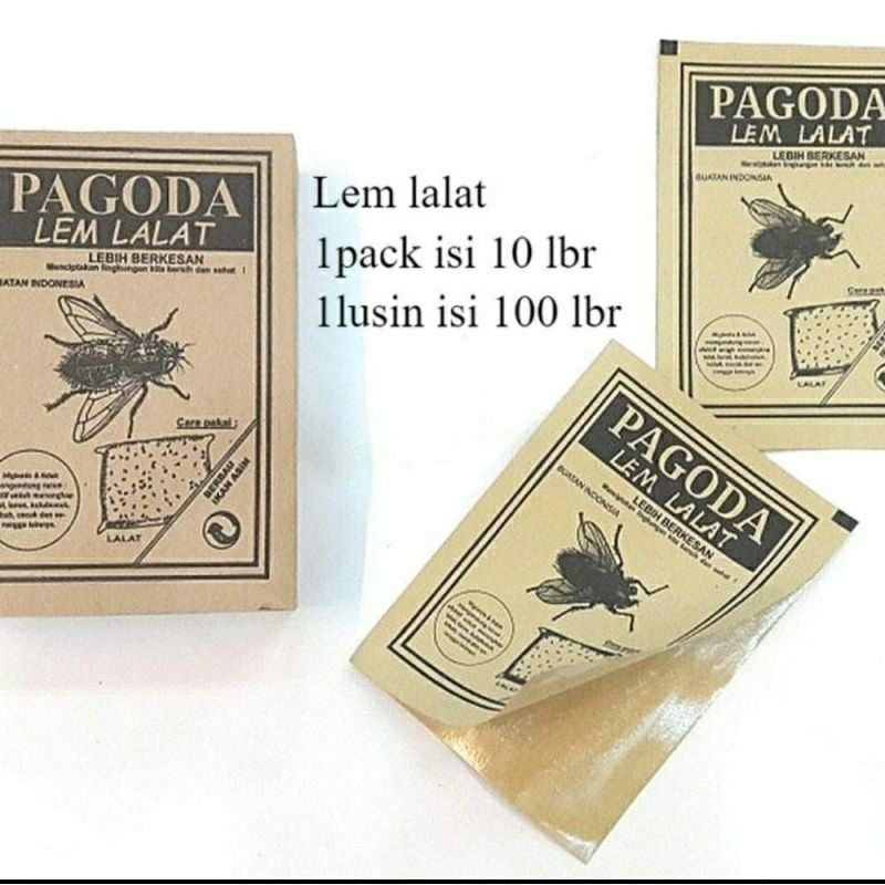 Jual LEM PERANGKAP LALAT - MODEL PAPAN KERTAS SEKALI PAKAI (Ade ...