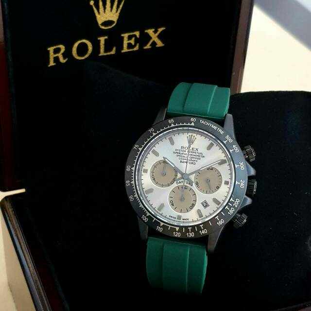 Jual JAM TANGAN PRIA ROLEX DAYTONA SEMI SUPER CHRONO ACTIVE | Shopee ...
