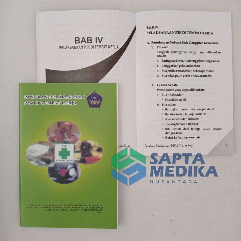 Jual Buku panduan P3k di tempat kerja by sapta medika | Shopee Indonesia