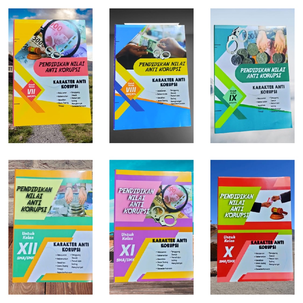 Jual ORI harga satuan buku teks pendidikan nilai anti korupsi untuk SMP ...