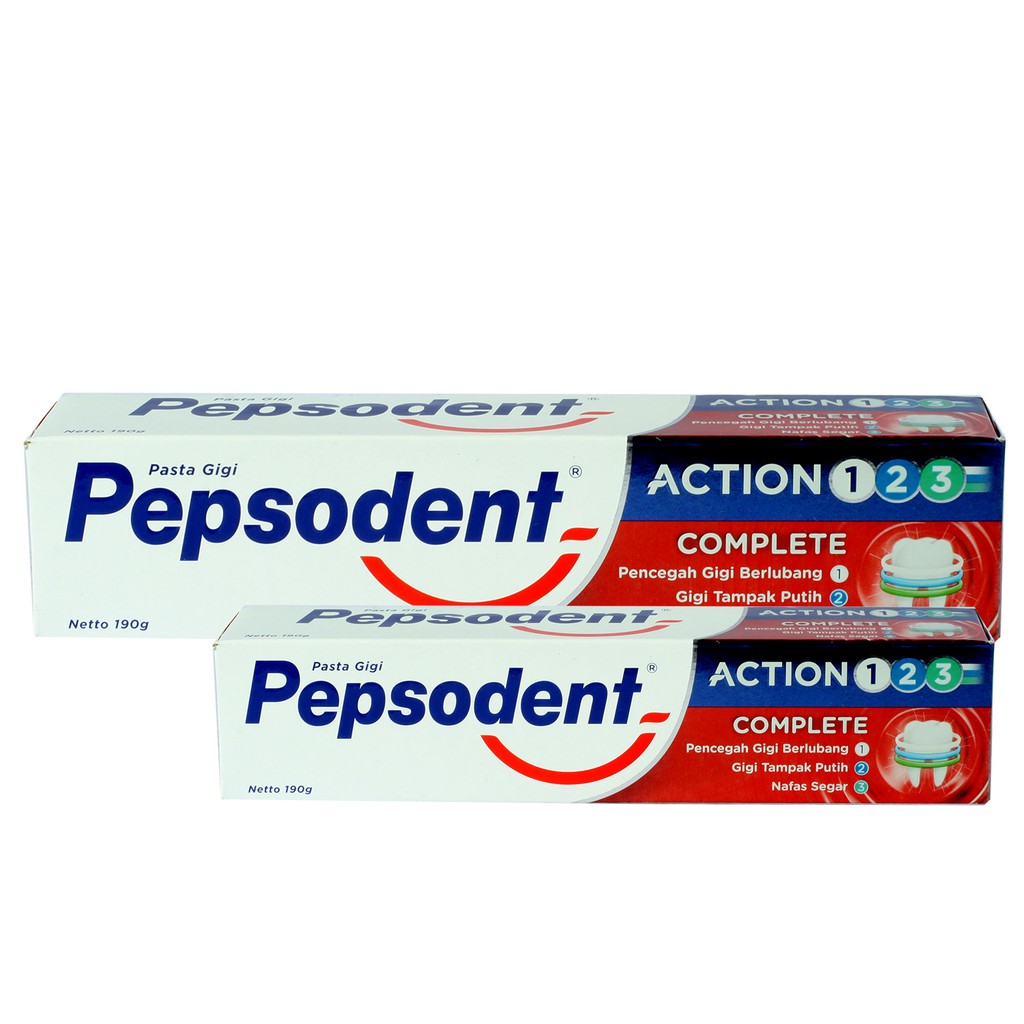 Jual Pepsodent Action 1 2 3 Complete | Shopee Indonesia