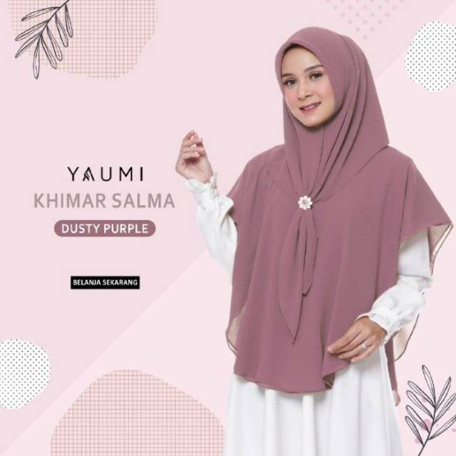 Jual Yaumi Hijab Khimar Salma | Shopee Indonesia