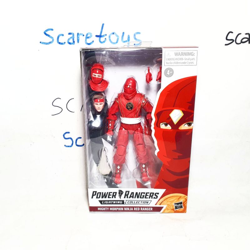Jual Lightning Collection Power Rangers Mighty Morphin Ninja Red Ranger ...