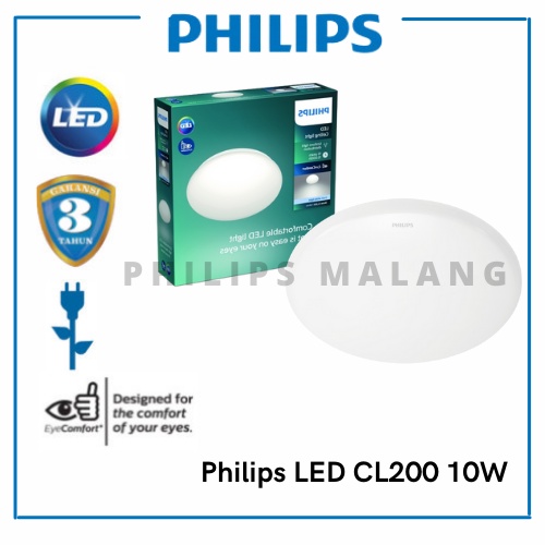 Jual Philips LED Ceiling CL200 10W putih/kuning - lampu plafon murah ...