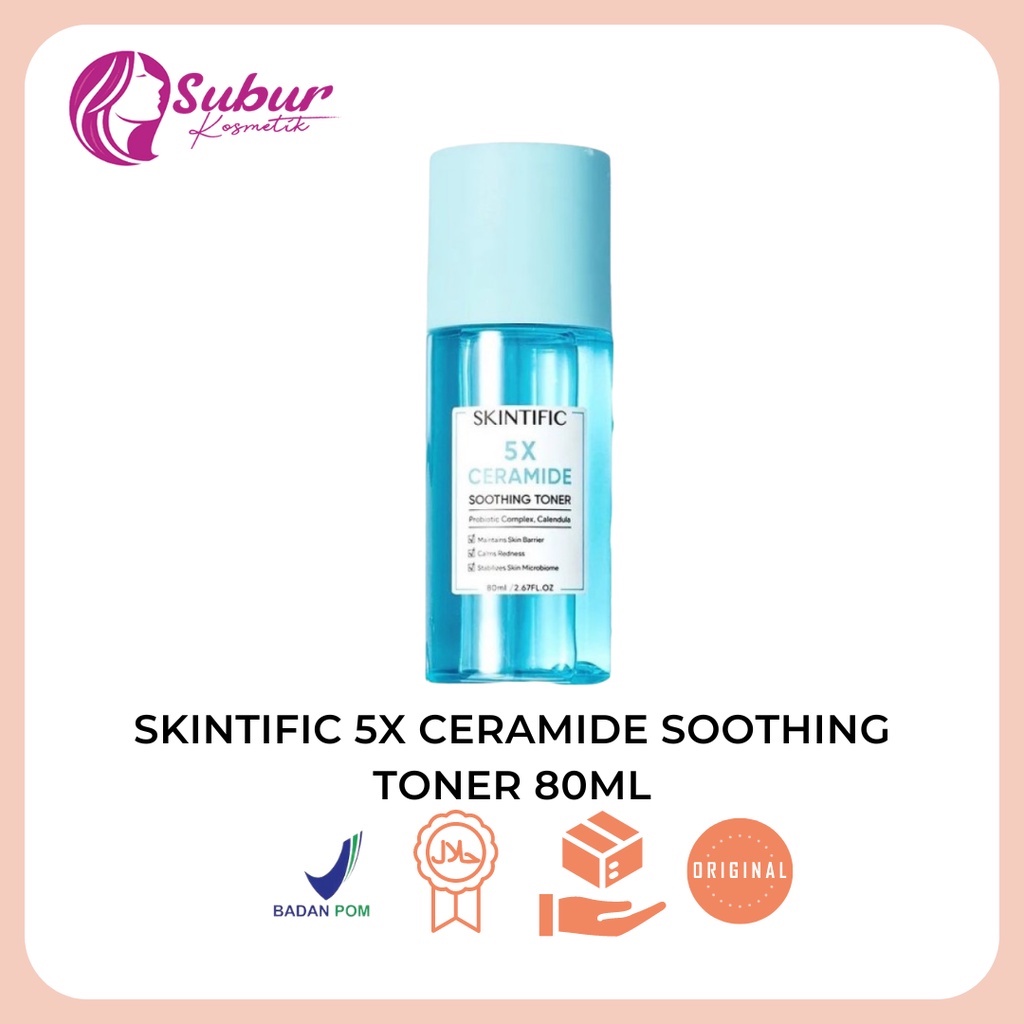 Jual SKINTIFIC 5X CERAMIDE SOOTHING TONER 80ML | Shopee Indonesia