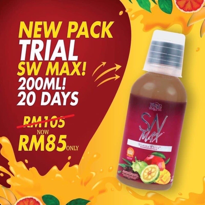 Jual SW MAX ORIGINAL - Slimmewhite Dual Advance Formula 200ml | Shopee ...