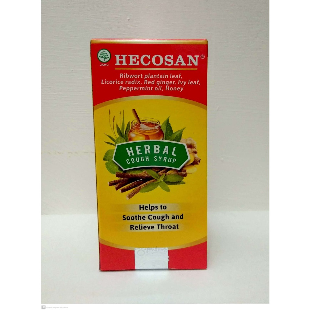 Jual Hecosan Sirup 120 ml/Obat Batuk dan Sakit Tenggorokan/Hecosan ...