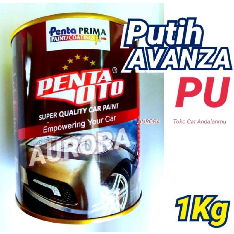 Jual Cat Mobil Putih Avanza PENTA OTO PU W09 White Toyota 1Kg | Shopee ...