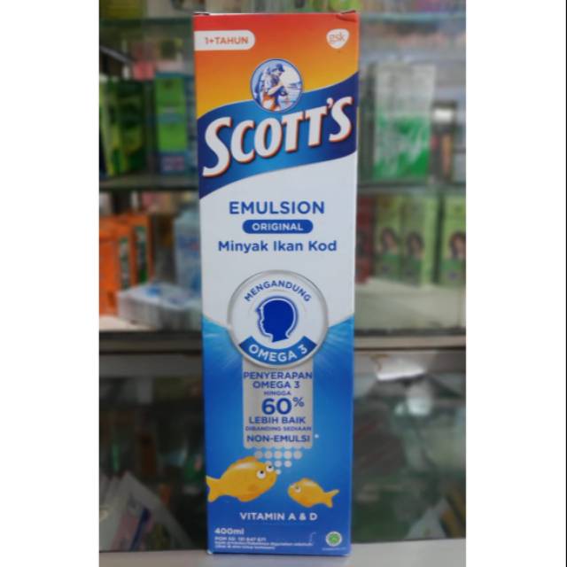 Jual Scott emulsion original 400ml | Shopee Indonesia