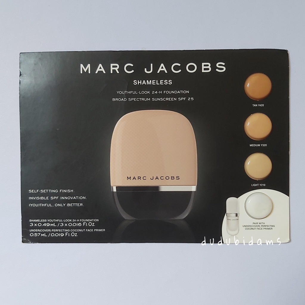 Jual MARC JACOBS Shameless Foundation Sample sachet Original | Shopee ...