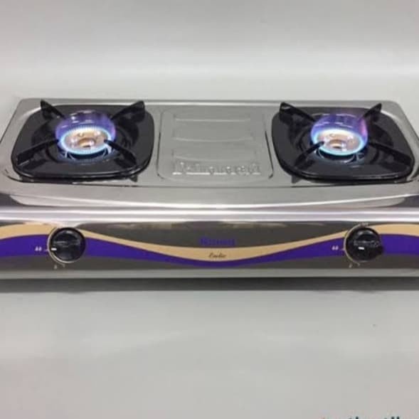 Jual Kompor Rinnai 522E Kompor Gas LPG 2 Tungku Stainless | Shopee Indonesia