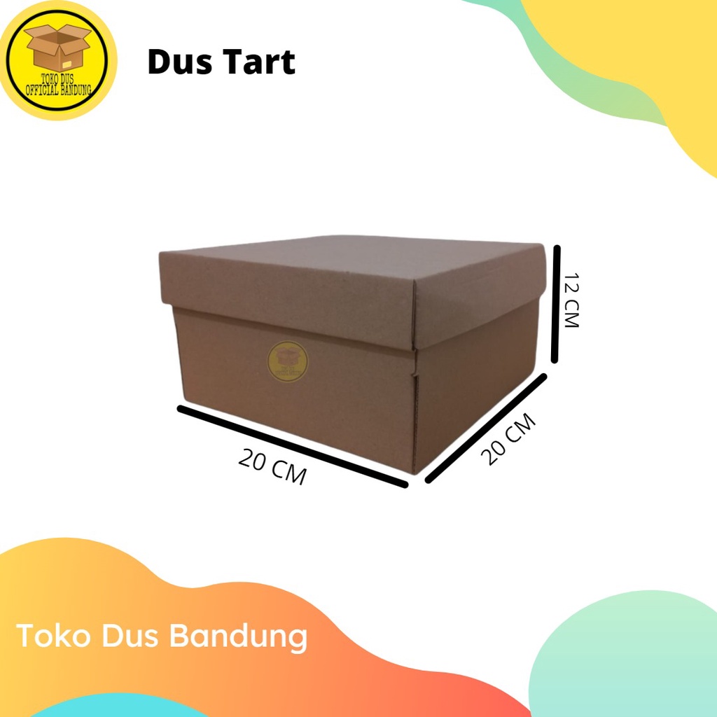 Jual Dus Tart Ukuran 20x20x12 cm/Dus Hampers/Dus Kado | Shopee Indonesia