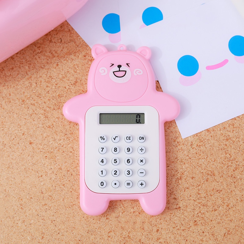 Jual Kalkulator mini Ekspresi Beruang Lucu Kalkulator Mini aesthetic ...
