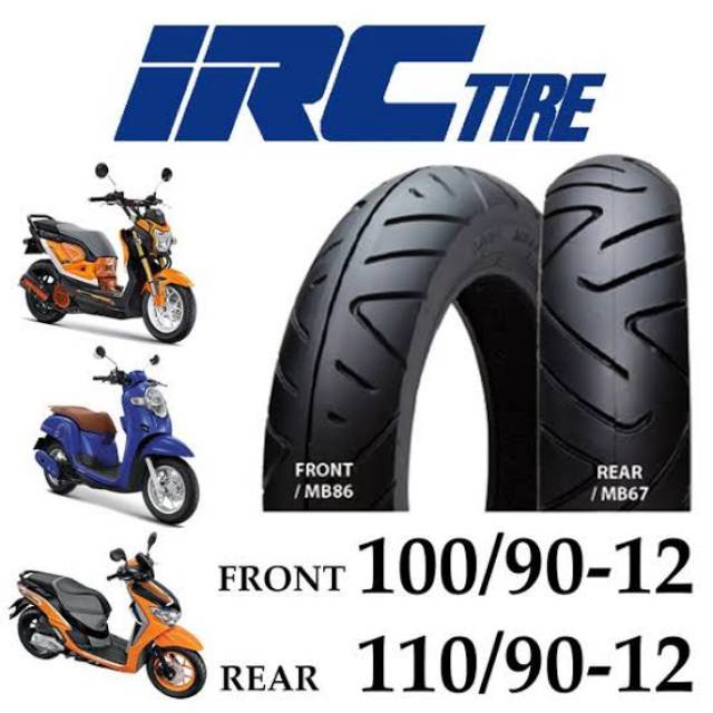 Jual BAN TUBLES SCOOPY DONAT MERK IRC UKURAN RING 12 | Shopee Indonesia