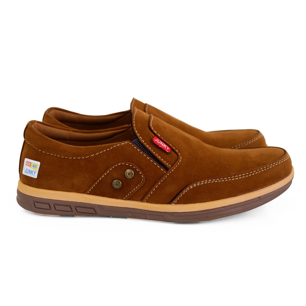 Jual Sepatu Slip On Pria Kerja Casual Kulit | Shopee Indonesia