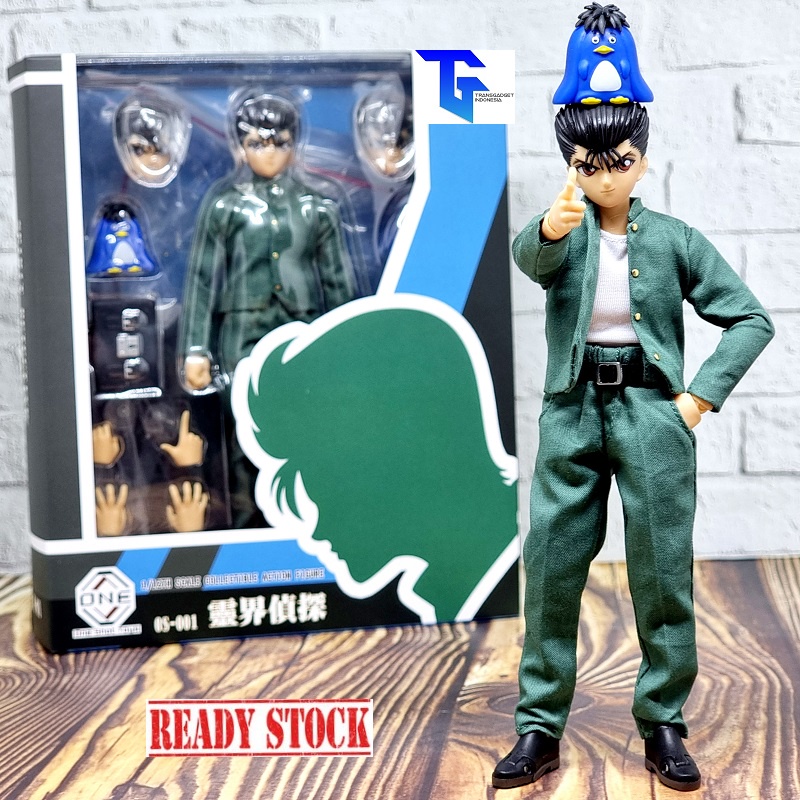 Jual One Shot Toys Yu Yu Hakusho - Urameshi Yusuke 1/12 Scale Action ...