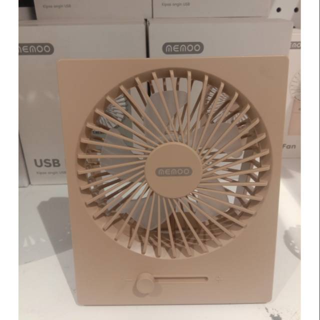 Jual Kipas Angin Rechargeable 5 watt - emergency fan memoo | Shopee ...