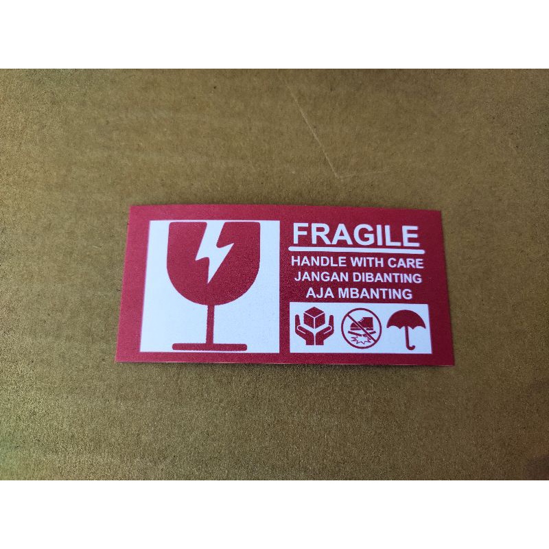 Jual Stiker FRAGILE 5X9 cm bontak HVS | Shopee Indonesia Jual Stiker FRAGILE 5X9 cm bontak HVS | Shopee Indonesia