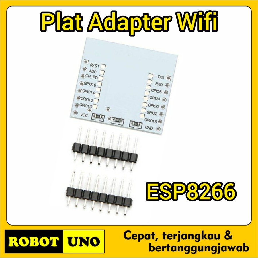 Jual ESP8266 Modul Wifi Serial Esp8266 Plat Adapter | Shopee Indonesia