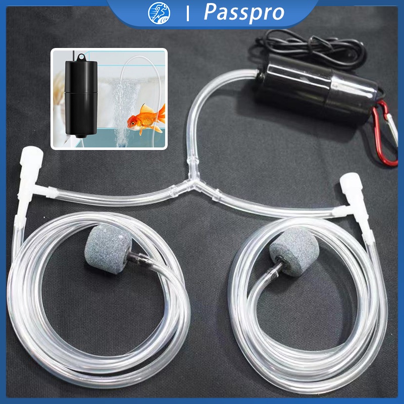 Jual Aerator USB Power Bank Aerator USB Airpump DC Akuarium Pompa Udara ...