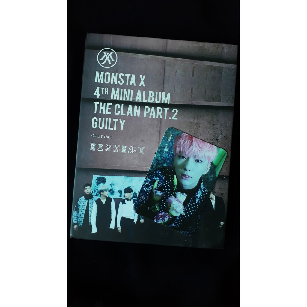 Jual Mini Album MONSTA X The Clan Part 2 Guilty Ver. Unsealed | Shopee Indonesia