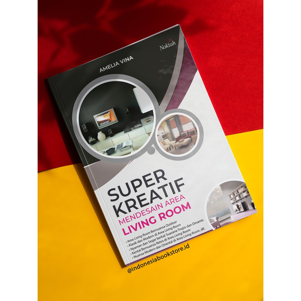 Jual Buku Super Kreatif Mendesain Area Living Room | Shopee Indonesia