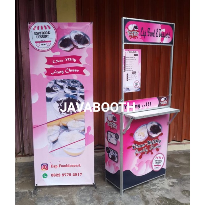 Jual Booth Portable / Gerobak Lipat / Pakai Meja Display (Alumunium ...